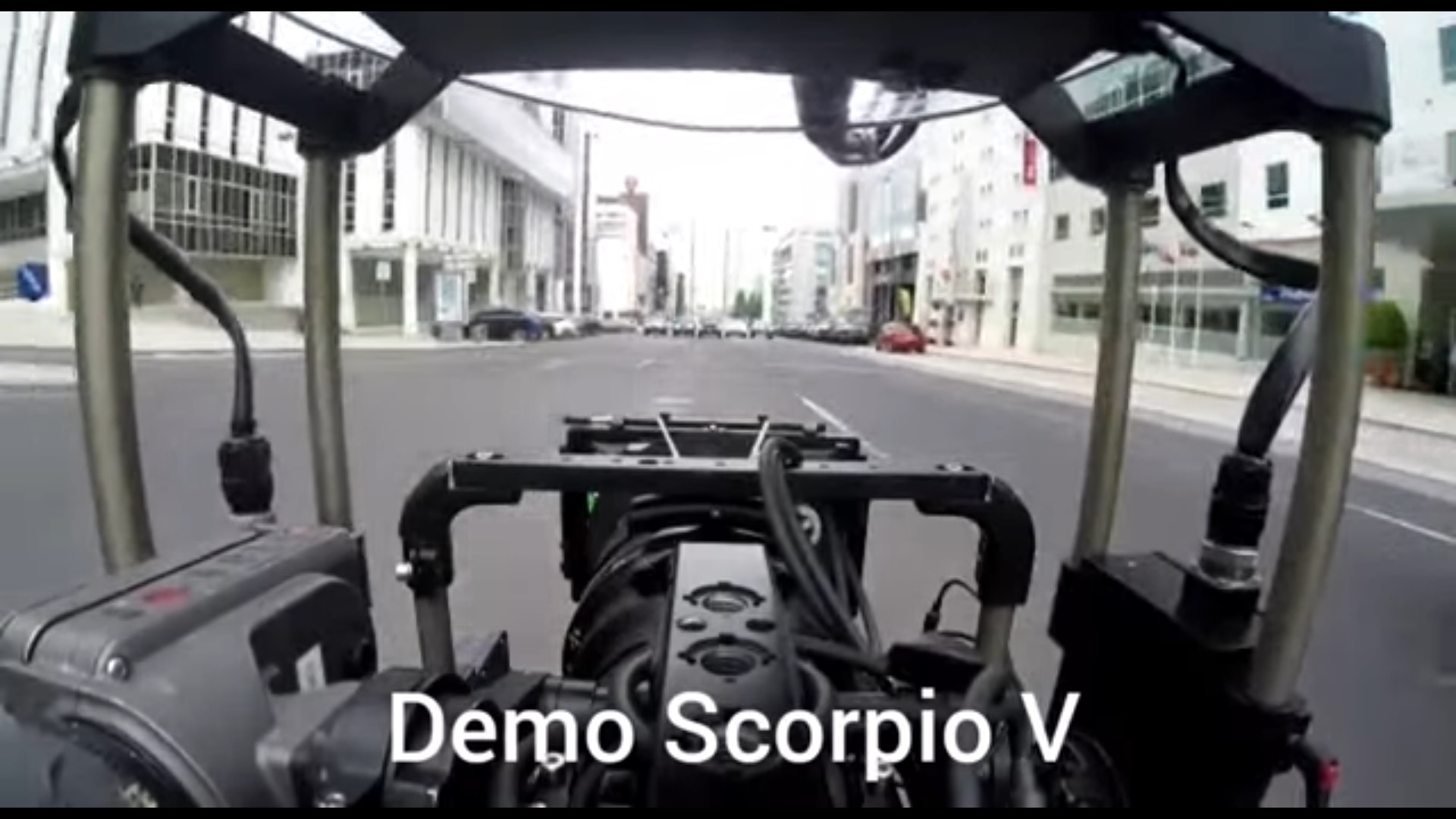 SHOOTING WITH THE SCORPIO STABILIZED V ON SCORPIO ARM - ServiceVision